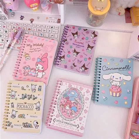 Jual Notebook Ring Buku Catatan Karakter Cinnamoroll Notes