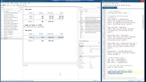 Stata 33 Only Keep Some Variables With The Keep Function Youtube