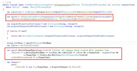Entitysnapshotmanagergetsnapshotasync Throw A Exceptioncannot