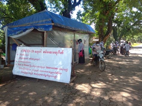 ရွှေကျင်မြို့တွင် ကိုဗစ် ၁၉ရောဂါ ကာကွယ်ထိန်းချုပ်ရေးလုပ်ငန်းများ အရှိန