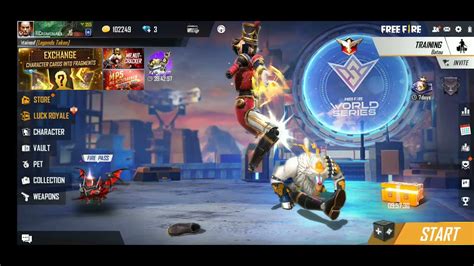 New Loby Of Free Fire And New Emote Youtube