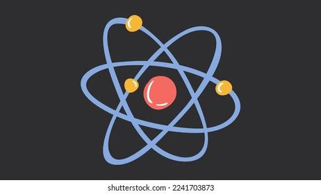 Atomic Structure Nucleus Proton Electron Stock Illustration Shutterstock