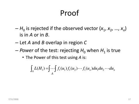 Ppt Classical Hypothesis Testing Theory Powerpoint Presentation Free Download Id 545319