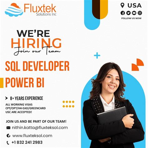 Fluxtek Solutions Inc On Linkedin Sqldeveloper Powerbi