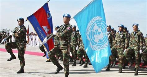 គិតមកដល់ពេលនេះ កម្ពុជាបានបញ្ជូនទាហានមួកខៀវកម្ពុជាជិត១ម៉ឺននាក់ ចូលរួមបំពេញបេសកកម្មរក្សាសន្តិភាព