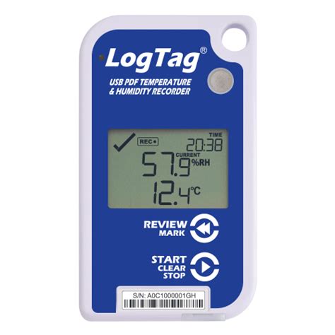 UHADO 16 Data Logger Reutilizable De Temperatura Y Humedad Con Pdf LogTag Recorders