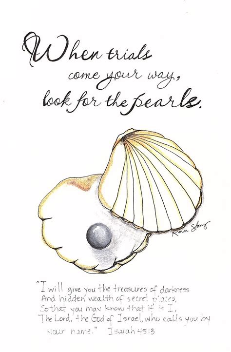 Isaiah 453 Pearl Quotes And Inspirational Bible Verses Sea Shell