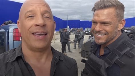 Fast X Vin Diesel Shares A Video With Co Star Alan Ritchson