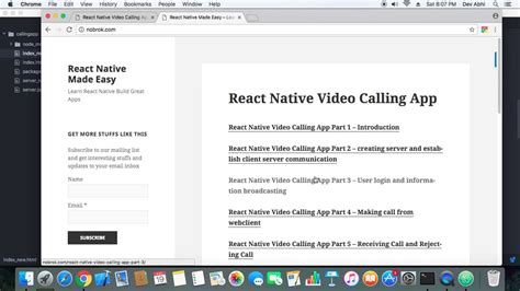 React Native Video Calling App Part YouTube