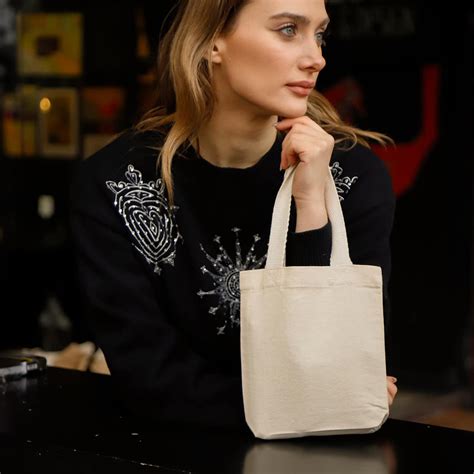 8 Inch Mini Tote Bags Mini Cotton Tote Bagpromotional Mini Tote Bags