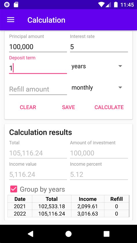 Compound Interest Calculator For Android Download