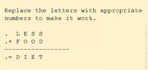 Replace The Letters With Appropriate Numbers To Make It Work