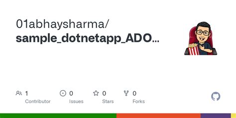 Github Abhaysharma Sample Dotnetapp Adoproject