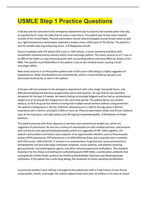 Bundle For Usmle Step 1 Practice Questions Tests Compilation