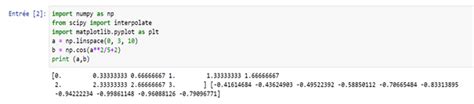 Tutoriel Python And Scipy Notion Dinterpolation Tutoriel Python