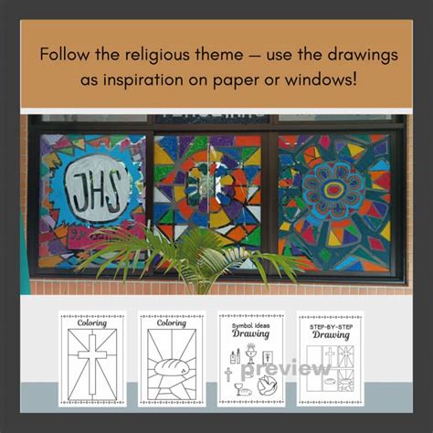 Gothic Architecture Lesson And Stained Glass Window Art Project Art