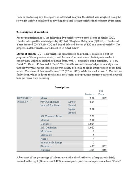 Regression Assignment Pdf Skewness Mean