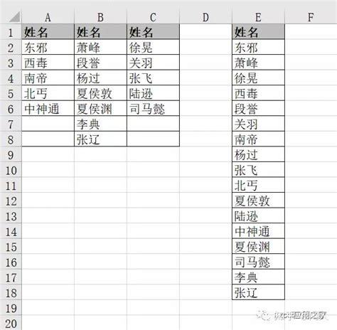 如何用公式将多列合并为一列 知乎 如何用公式将多列合并为一列 知乎