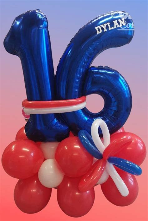 Number 16 Blue