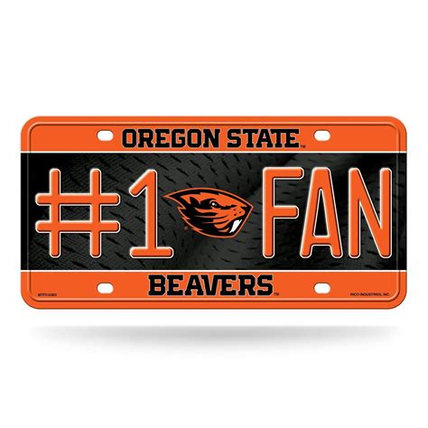 Oregon License Plate