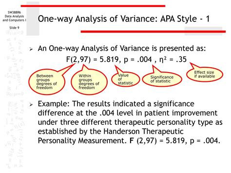 ppt one way analysis of variance and post hoc tests powerpoint