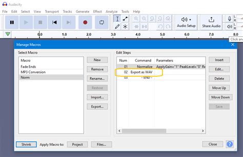 macros not working · issue 5493 · audacity audacity · github