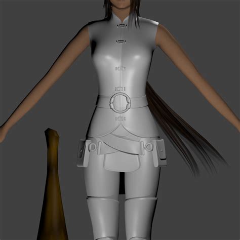 Final Fantasy Style Character Contains Nudity Works In Progress Blender Artists Community