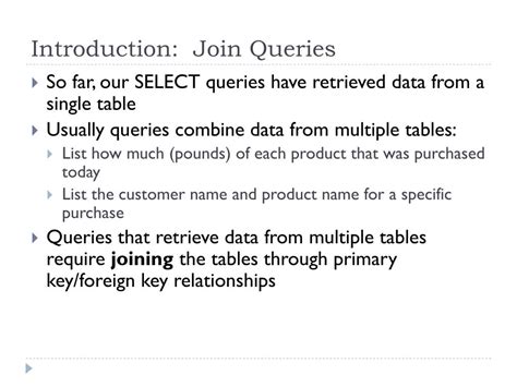 ppt join queries powerpoint presentation free download id 5141994