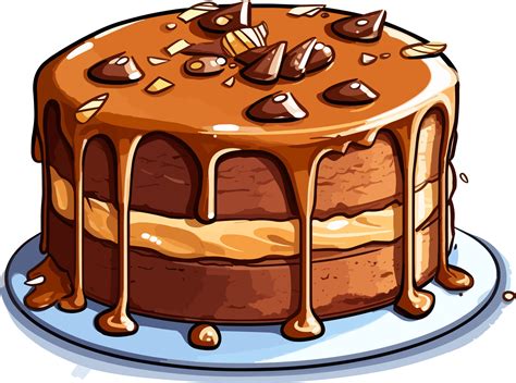 Cartoon Cake Illustration Cute Design 24817663 Png