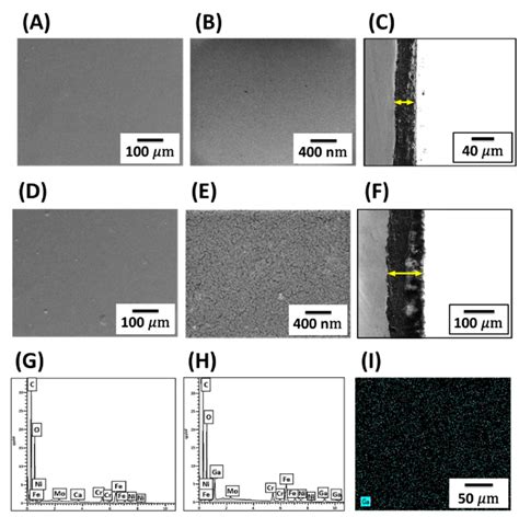 Sem Micrographs Of The Surface Of The A B Cs Coating D E 1 4 Ga Download Scientific