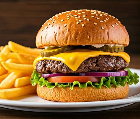 Cheeseburger With Fries Perfect Drink Pairings For A Burger And Fries