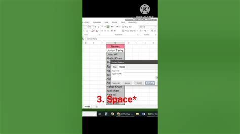 excel remove surname shortcut please follow youtube