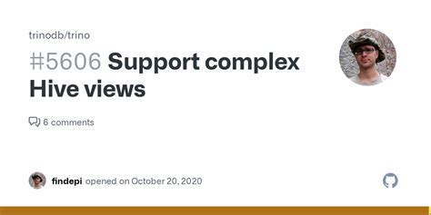 Support Complex Hive Views · Issue 5606 · Trinodbtrino · Github