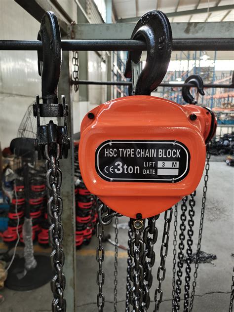 Hsz Series Hand Chain Block Manual Chain Hoist With Factory Price Crane Hoist Electric Safety