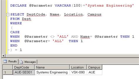 How To Use CASE In Where Condition