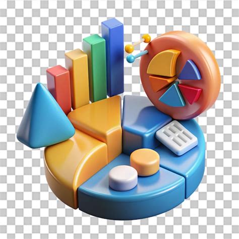 3d Pie Charts And Diagram Icons Charts And Graphs Pie Line Candlestick Chart Planning And