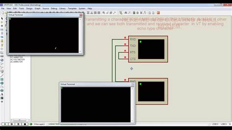 How To Use Virtual Terminal In Proteus Tech Shlok Youtube