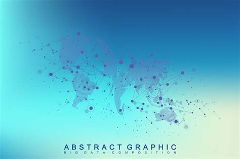3 차원 추상 행성 대표 하는 글로벌 국제 의미 기술 네트워킹 개념 디지털 데이터 시각화입니다 큰 데이터 통신 벡터 일러스트 레이 션 배경 연결에 대한 스톡 벡터 아트 및