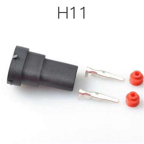 Generic 9005 9006 H11 Connector 2 Hole Xenon Lamp Waterproof Connector
