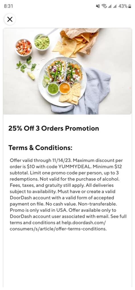 Doordash Coupon Codes 509，来自 小黄鸡 购物折扣 美卡论坛