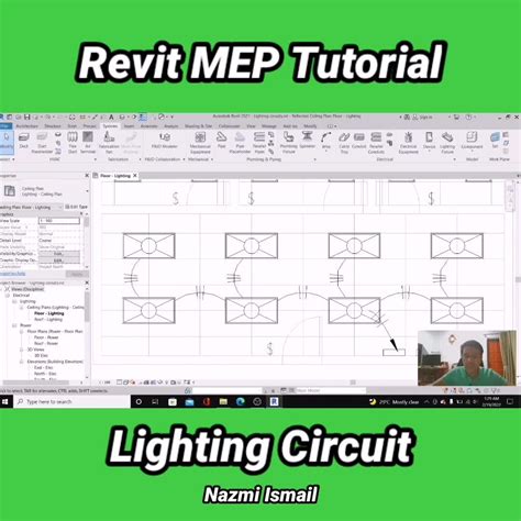 Lighting Circuit Drawing Menggunakan Autodesk Revit Revit For Mep