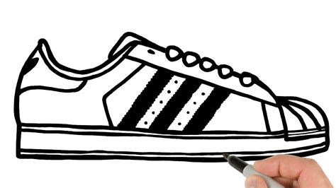 Adidas Shoes Drawing