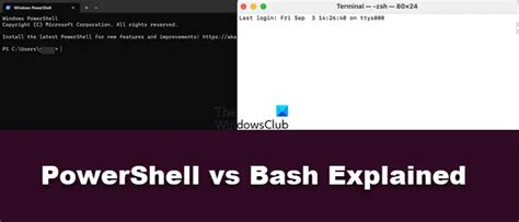 powershell vs bash explained