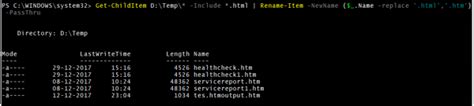 Powershell Rename Item Process To Rename Item In Power Shell