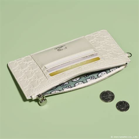 Tos X Hello Kitty Slim Card Wallet Scarlet Tocco Toscano