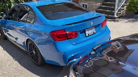 2017 Bmw 340i M Performance True Blue Walk Around Video Youtube