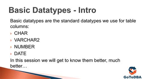Basic Datatypes Deep Understanding Ppt