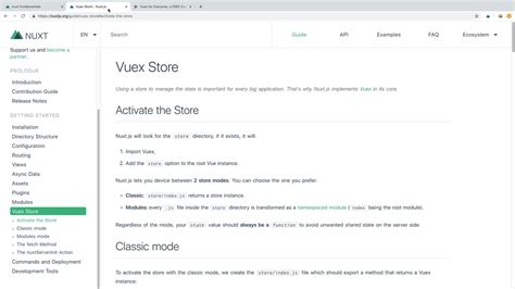Utilising The Vuex Store