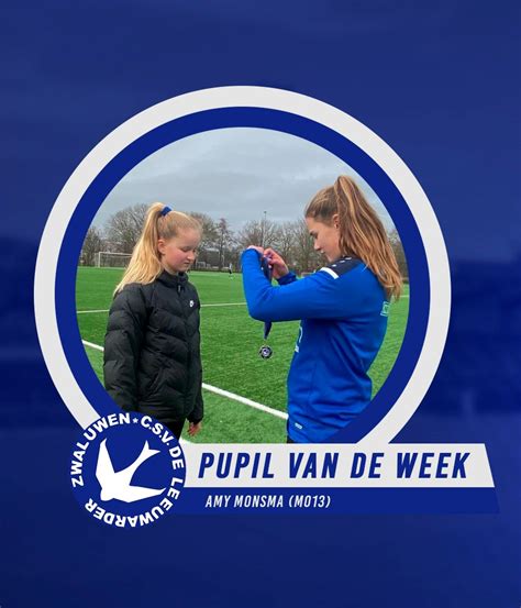 Amy Monsma Pupil Van De Week Csv Leeuwarder Zwaluwen