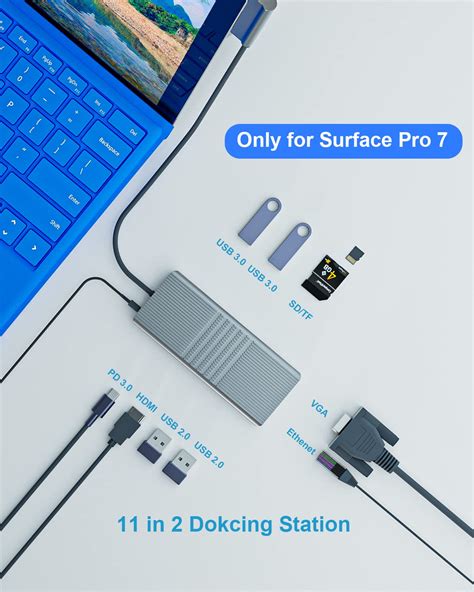 Hyrta Usb C Dock For Surface Pro In Surface Pro Usb C Docking Station Surface Pro